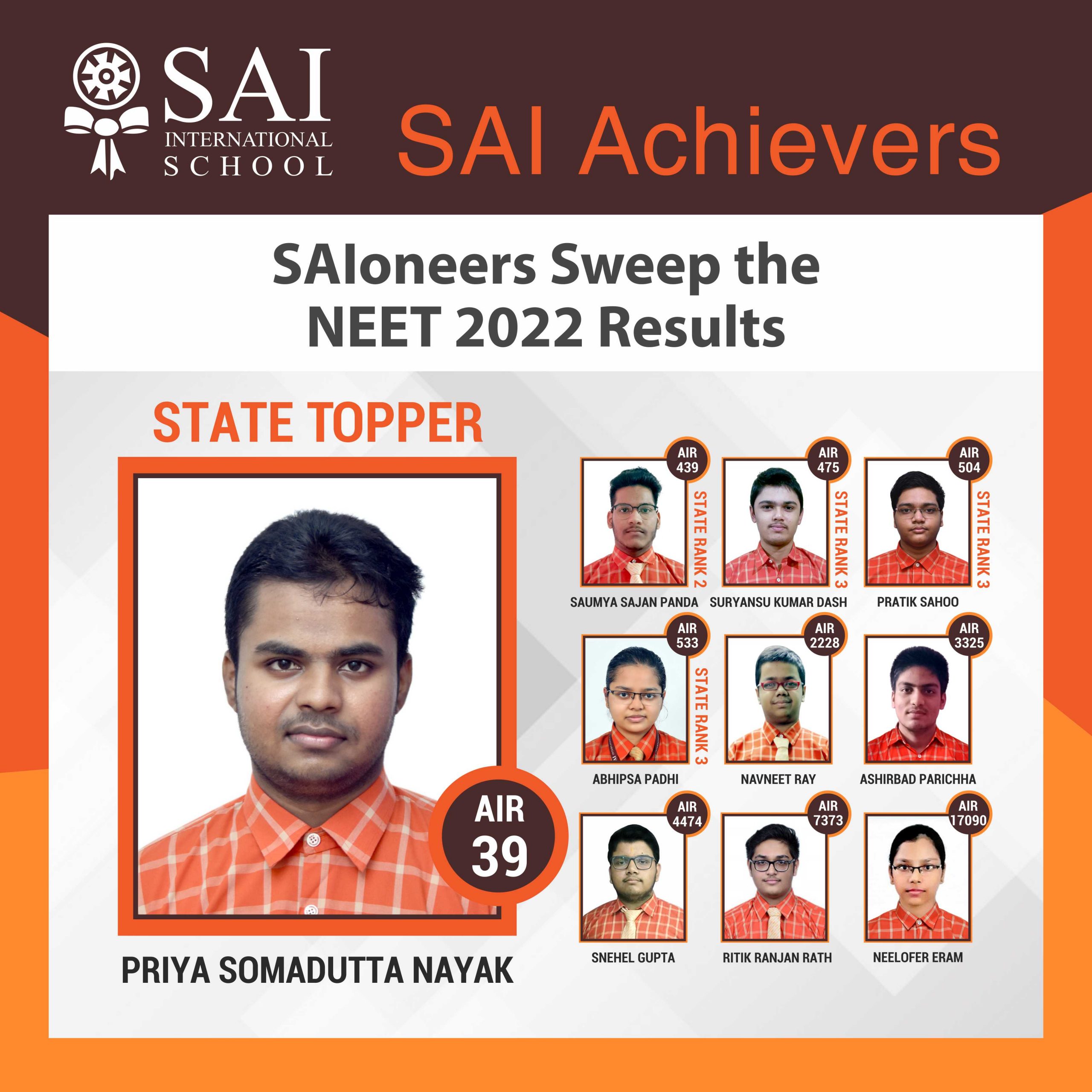 SAI International Sweeps NEET Results 2022 - SAI GroupSAI Group