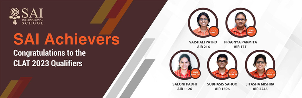 SAIoneers Secure Top Notch Ranks in CLAT 2023 - SAI GroupSAI Group